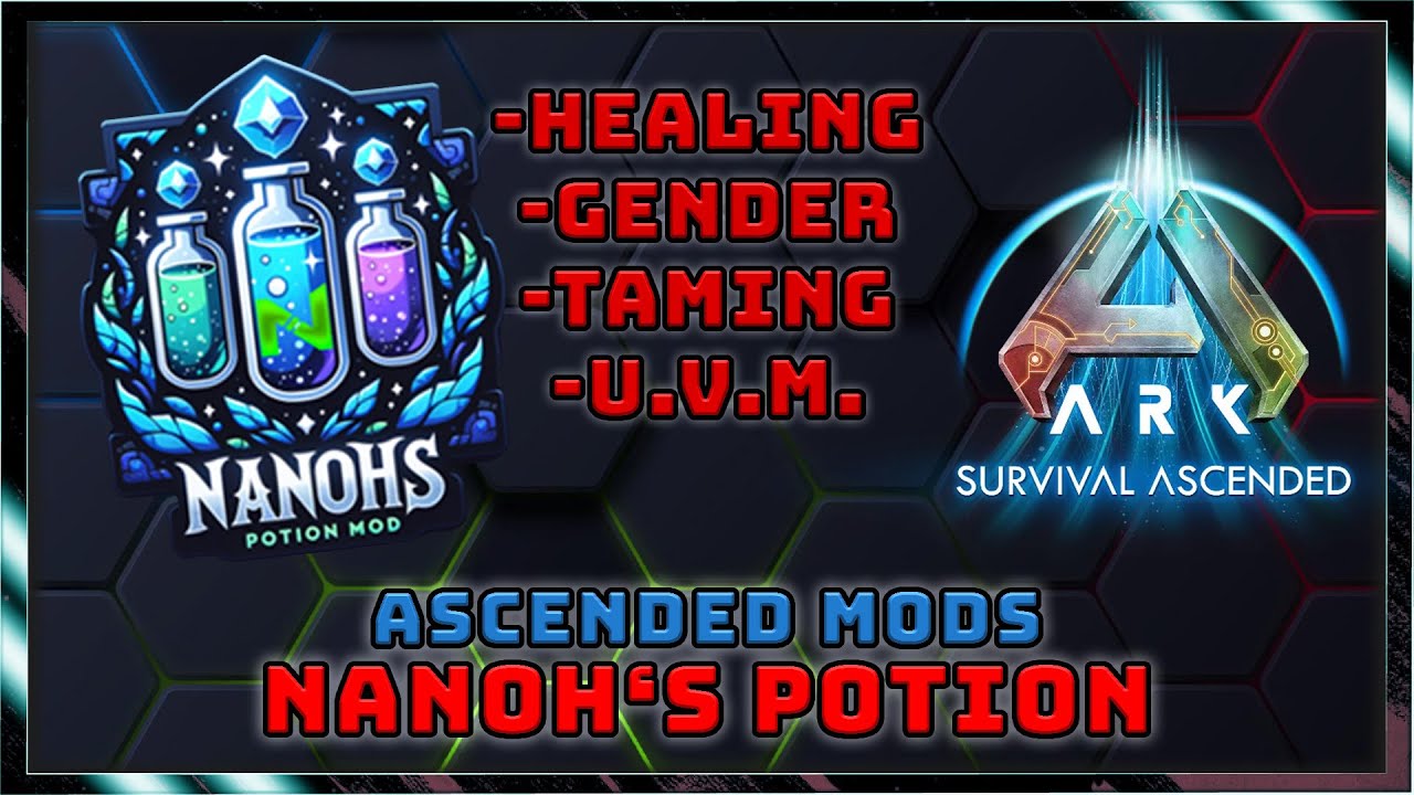 Die POTION MOD von NANOH für ARK Survival Ascended | #Doctendo - YouTube