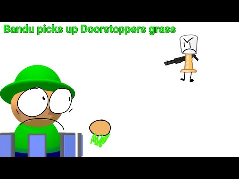 Bandu picks up Doorstoppers grass - YouTube