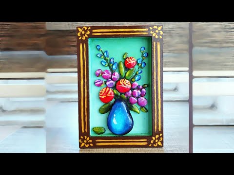 Taş boyama sanatı/Kolay dekorasyon yapımı/Stone painting art/Easy decoration making DIY
