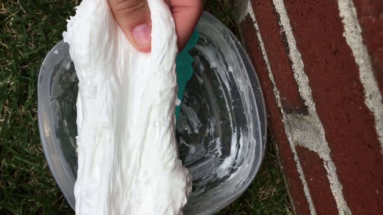 Attempt to make crunchy slime (FAIL) - YouTube