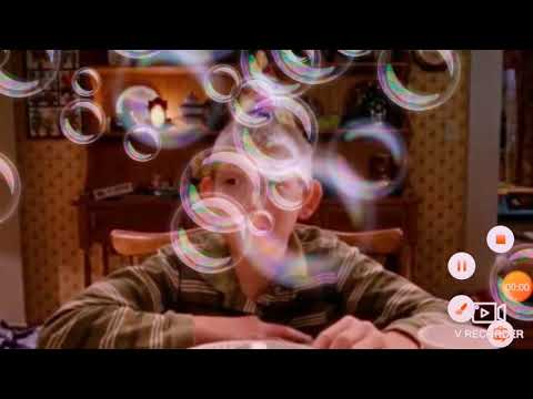 Dessin animé de Malcolm la série Malcolm doui avec des bulles ...