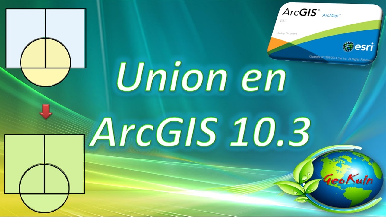 ArcGIS 10. Cap 3. Geoprocesos. Lec 6. Union - YouTube