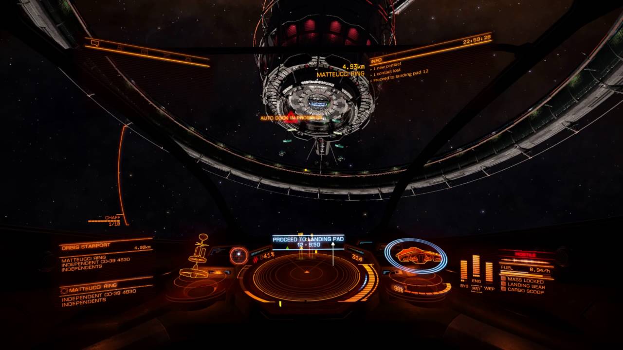 Elite Dangerous: Auto Docking Module - YouTube