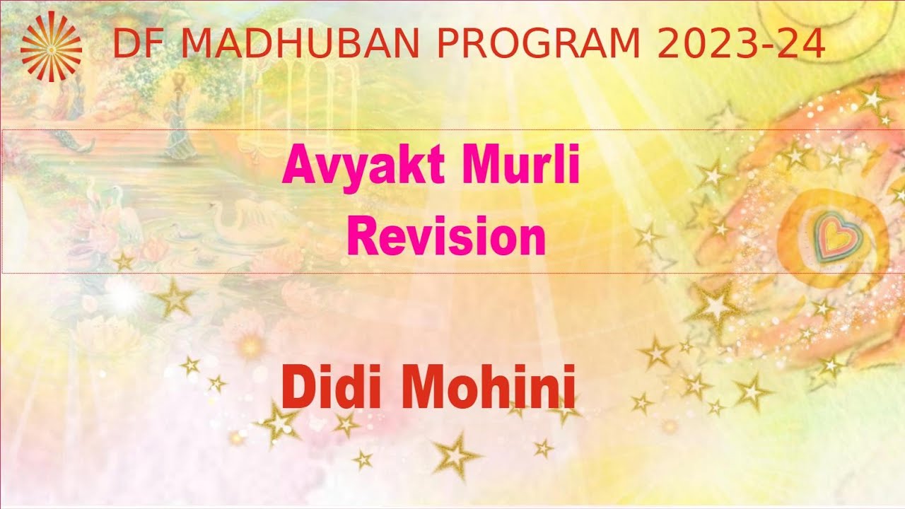 11 15am IST I Murli Revision 16th Feb 24 I Mohini Didi I Gyan Sarovar