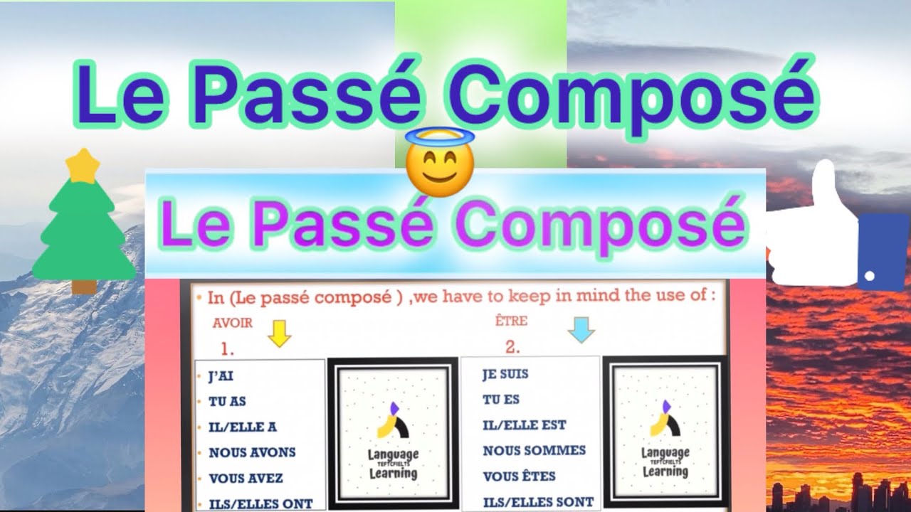 Le passe composé | french lessons for beginners #frenchforbeginner # ...