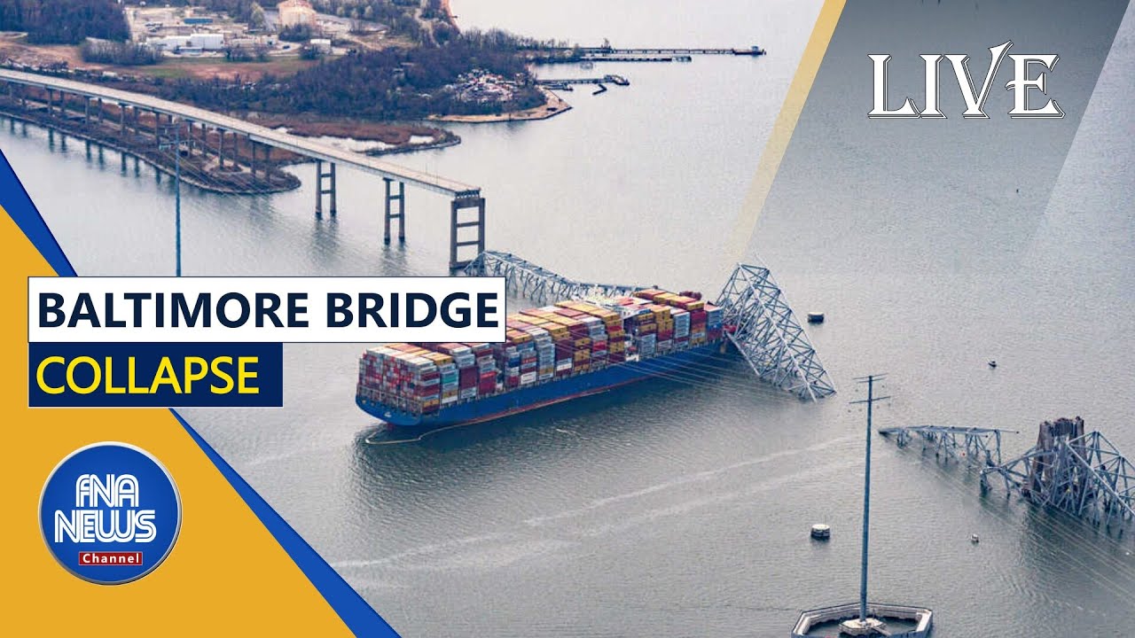 Watch live view of the aftermath of Baltimore bridge collapse, Maryland ...