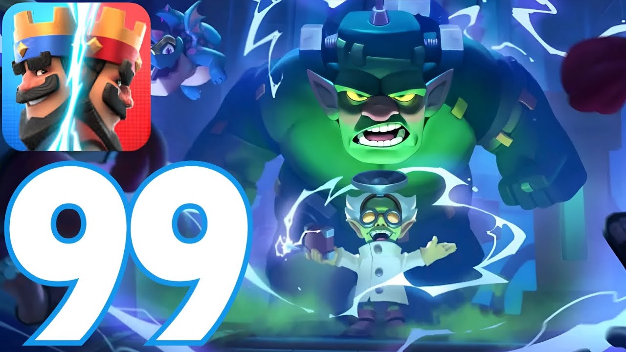 Clash Royale | New Champion - Goblinstein - Gameplay Walkthrough Part ...