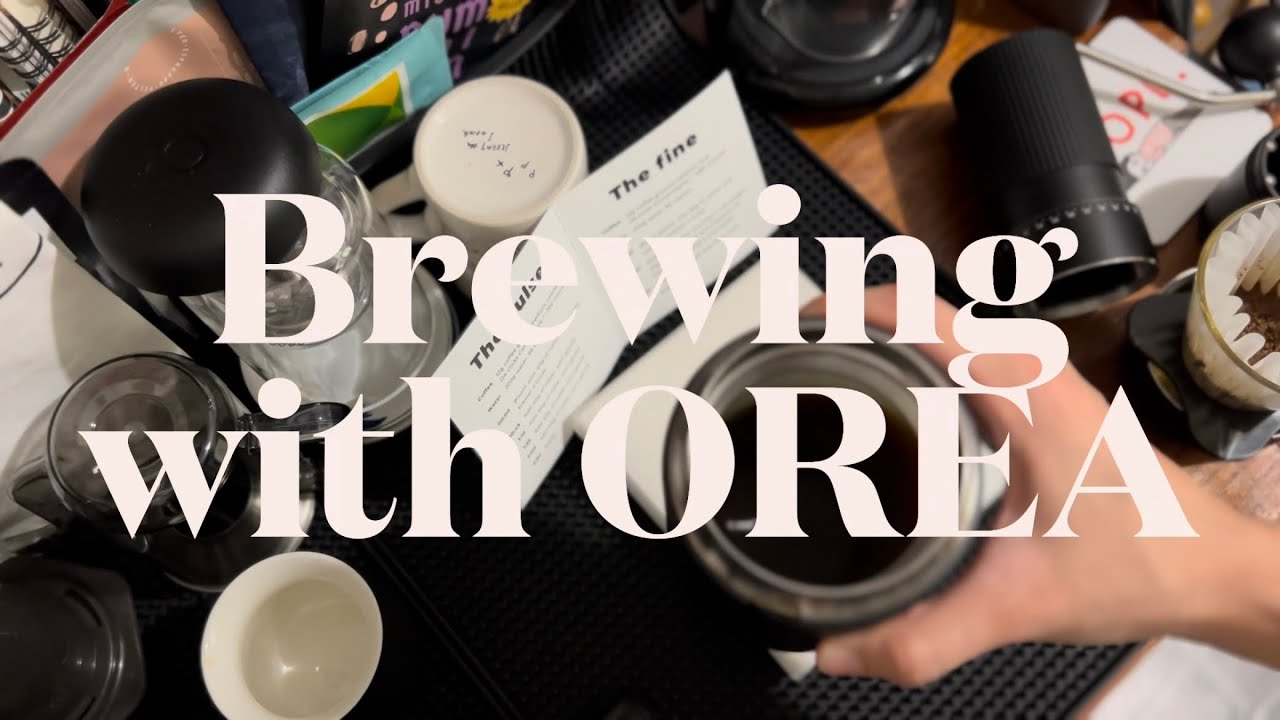 OREA V3 Pour over coffee brewer - Brewing - YouTube