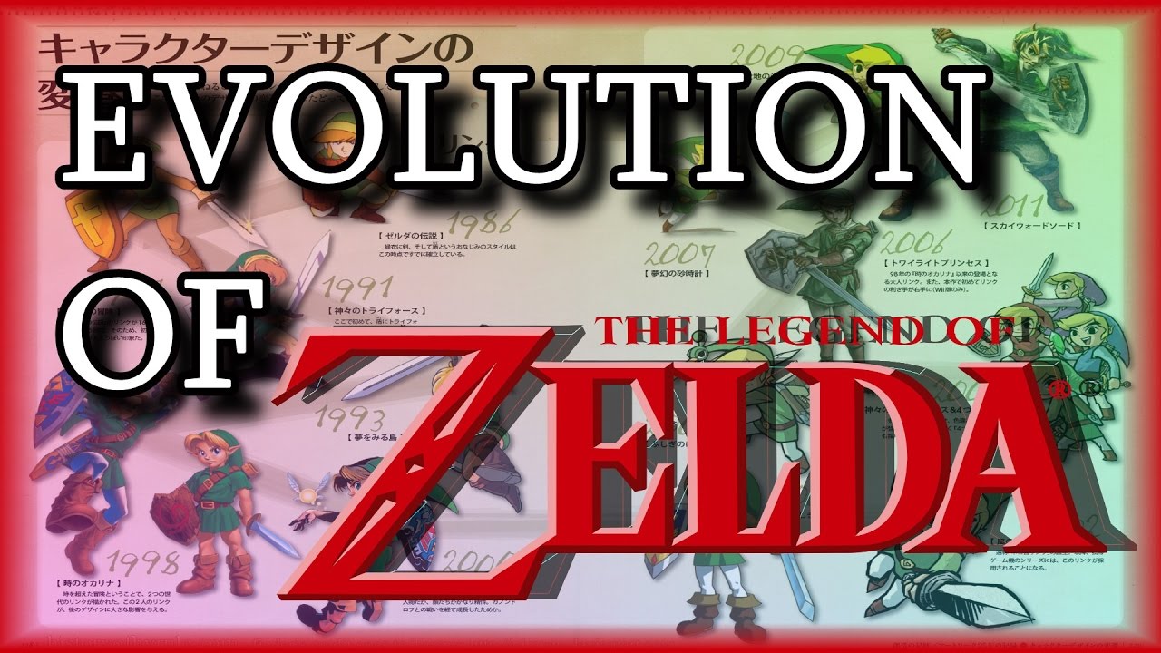 Evolution of The Legend of ZELDA | ゼルダの伝説 - YouTube