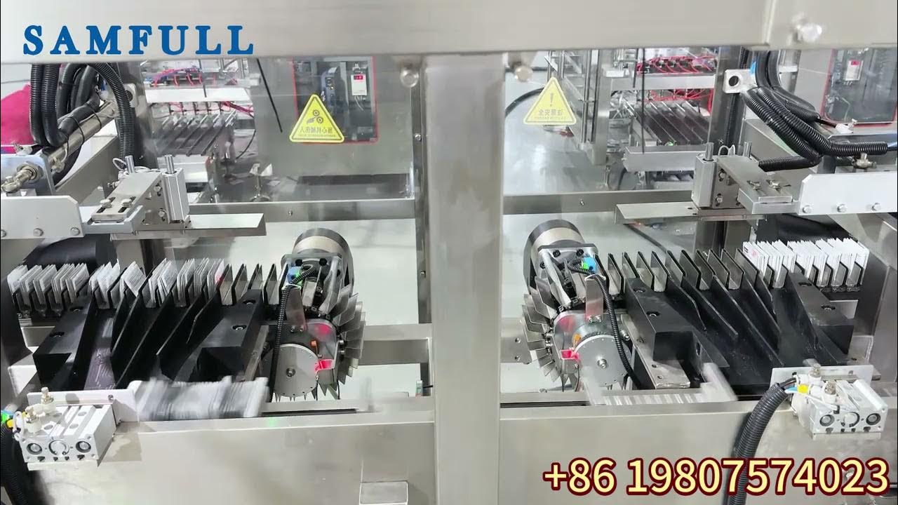 Pharmaceutical sachet making sorting counting and box packing line, sachet counting machine ...