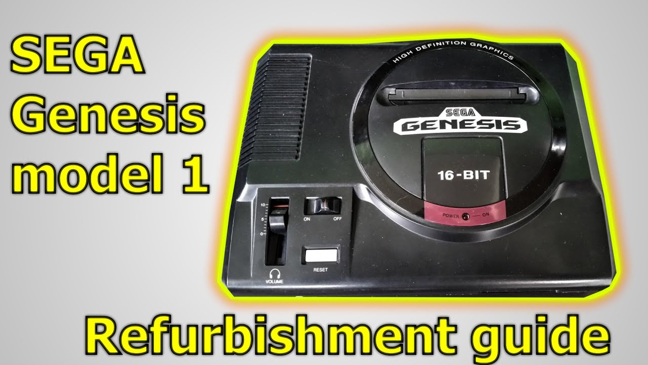 Sega Genesis Model 1 Recap and Refurbishment - YouTube