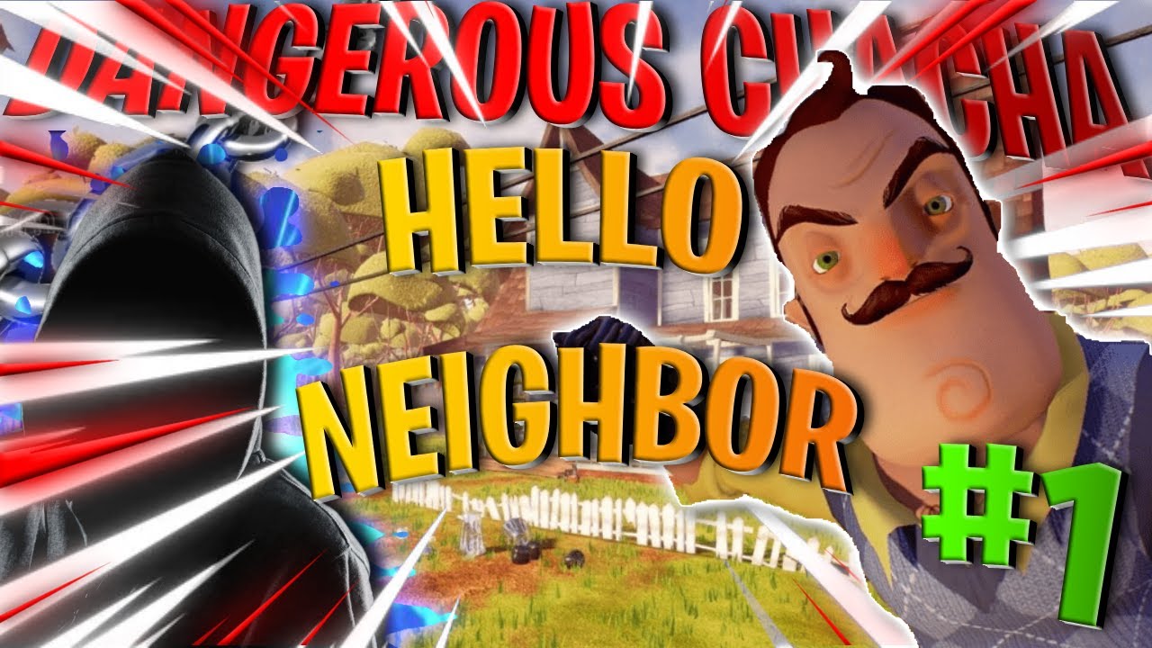 I MET MY SCARY NEIGHBOR [HELLO NEIGHBOR #1] #horrorgaming - YouTube