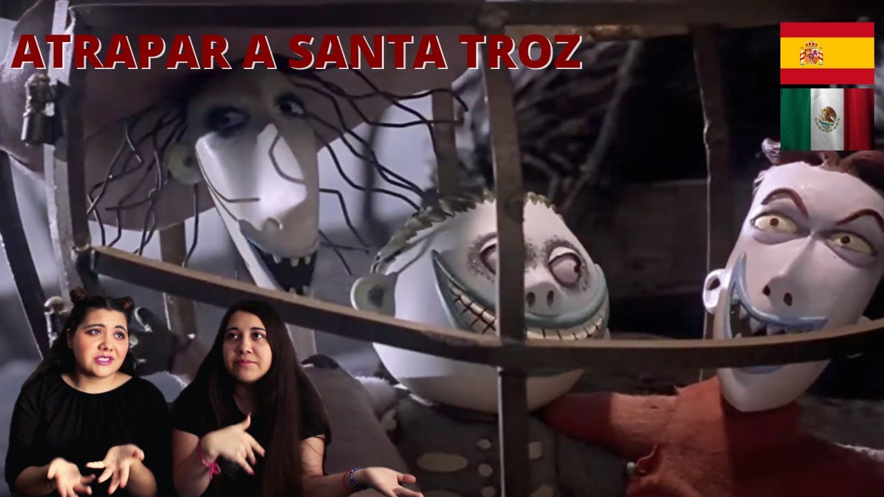 💀LATINAS REACCIONAN A ATRAPA A SANTA ATROZ EL EXTRAÑO MUNDO DE JACK 🔥# ...