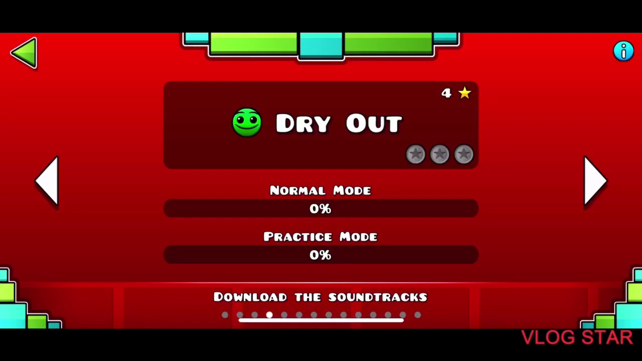 Playing Geometry Dash Dry Out - YouTube