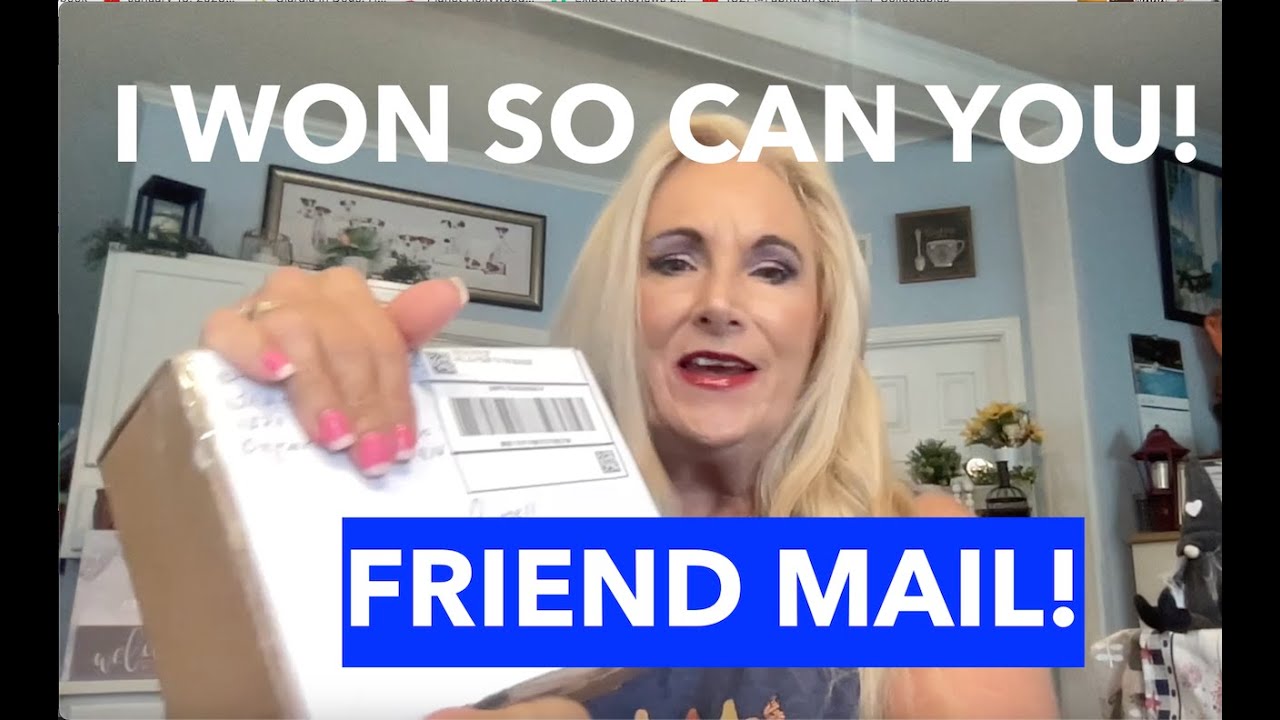 FRIEND MAIL FROM JANET, MICHELLE AND PLUSH BAT FAN/ WINNINGS ...