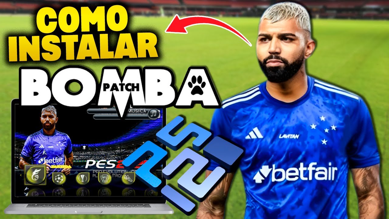 PASSO a PASSO COMO BAIXAR e JOGAR BOMBA PATCH ou PES PS2 no PC ...