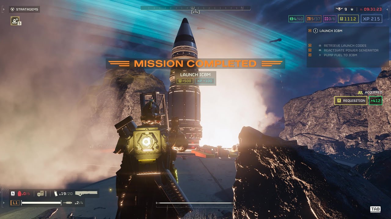 Helldivers 2 - Malevelon Creek ICBM launch - Helldive difficulty solo no death (uncut) - YouTube