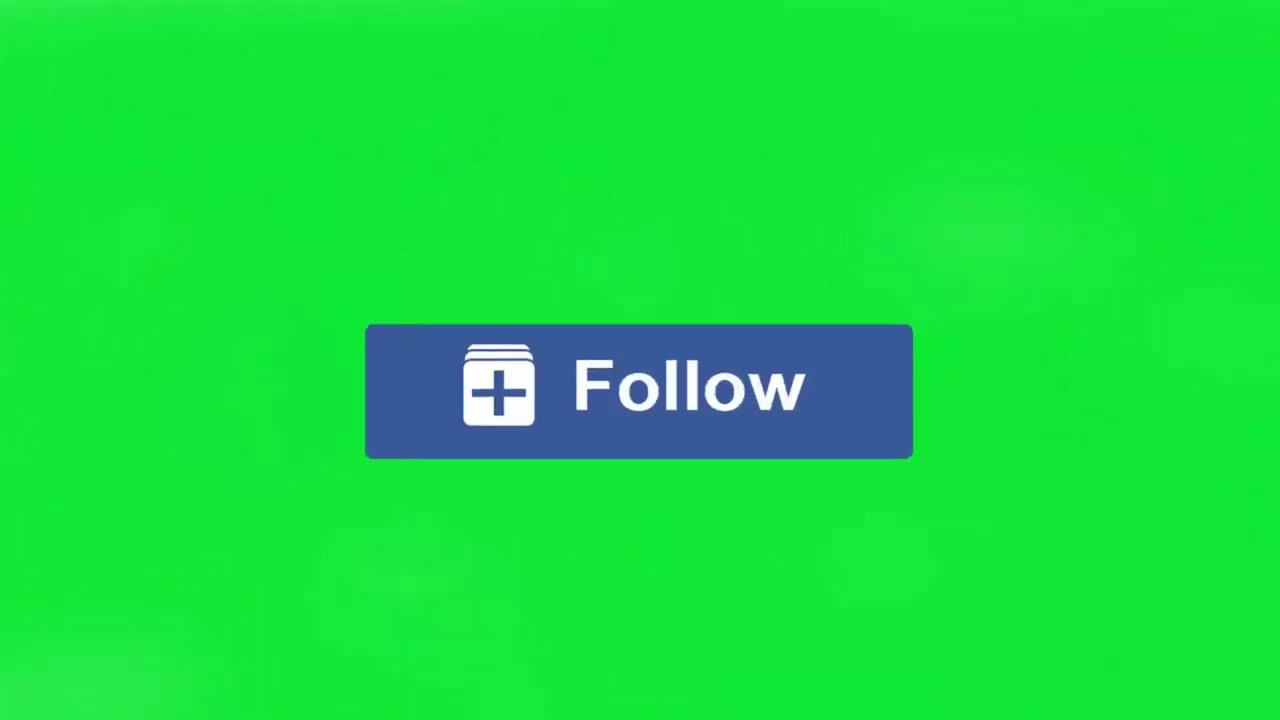 New Green Screen All Social Media Follow Button No Copyright - YouTube