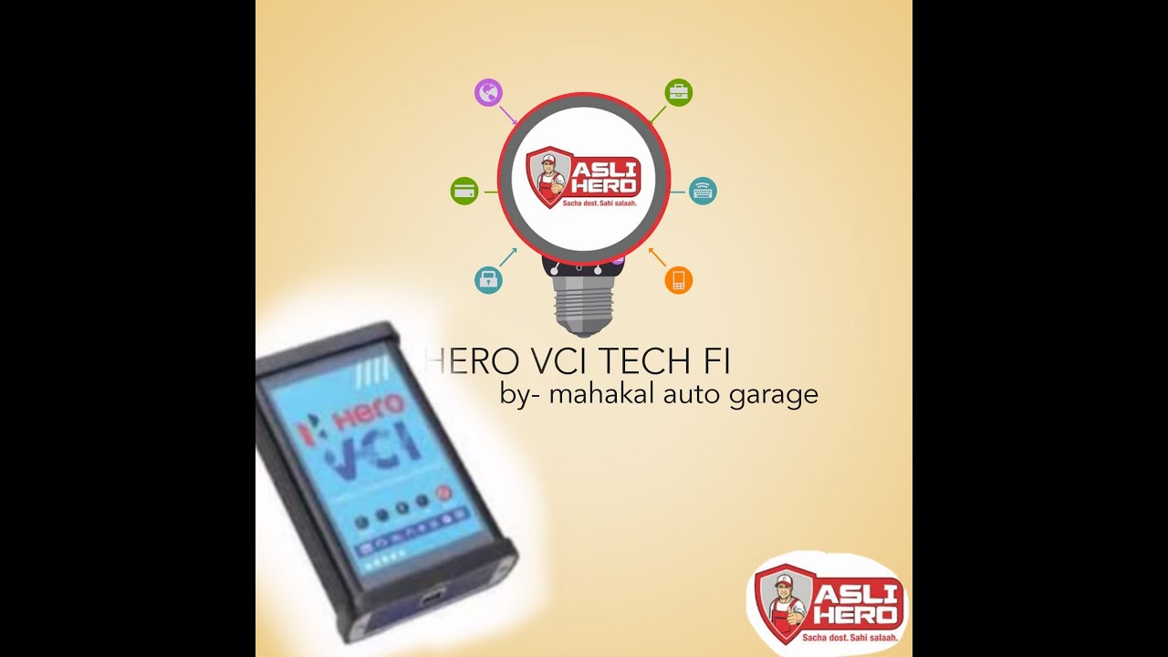 हीरो की vci टूल किट को केसे चलाए / how to operate hero vci tool /हीरो ...