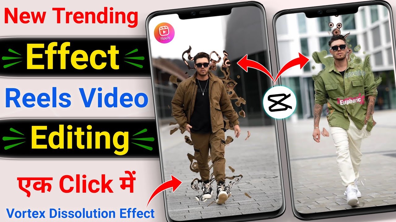 New trending effect on capcut | vortex dissolution effect wali reels kaise banaye - YouTube