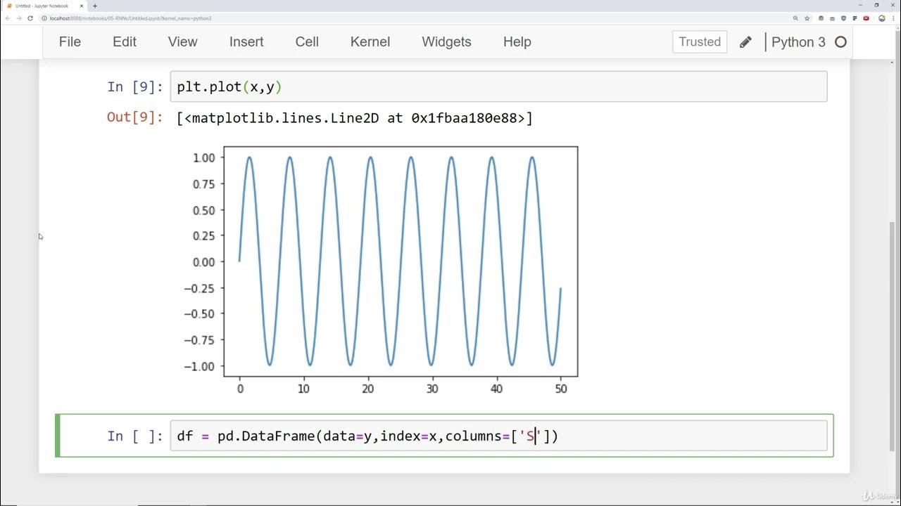 81 RNN on a Sine Wave The Data - YouTube