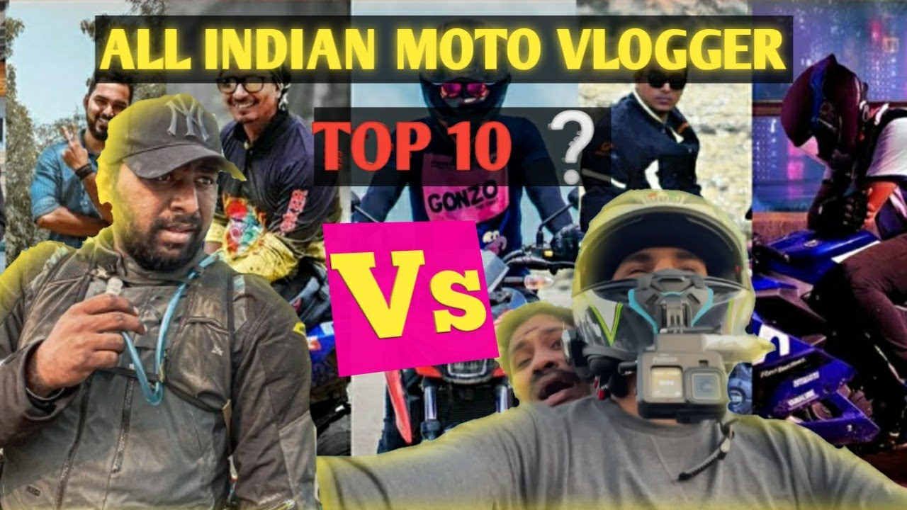 top 10 popular moto vloggers in india 2022 #TTF #cherryvlogs - YouTube
