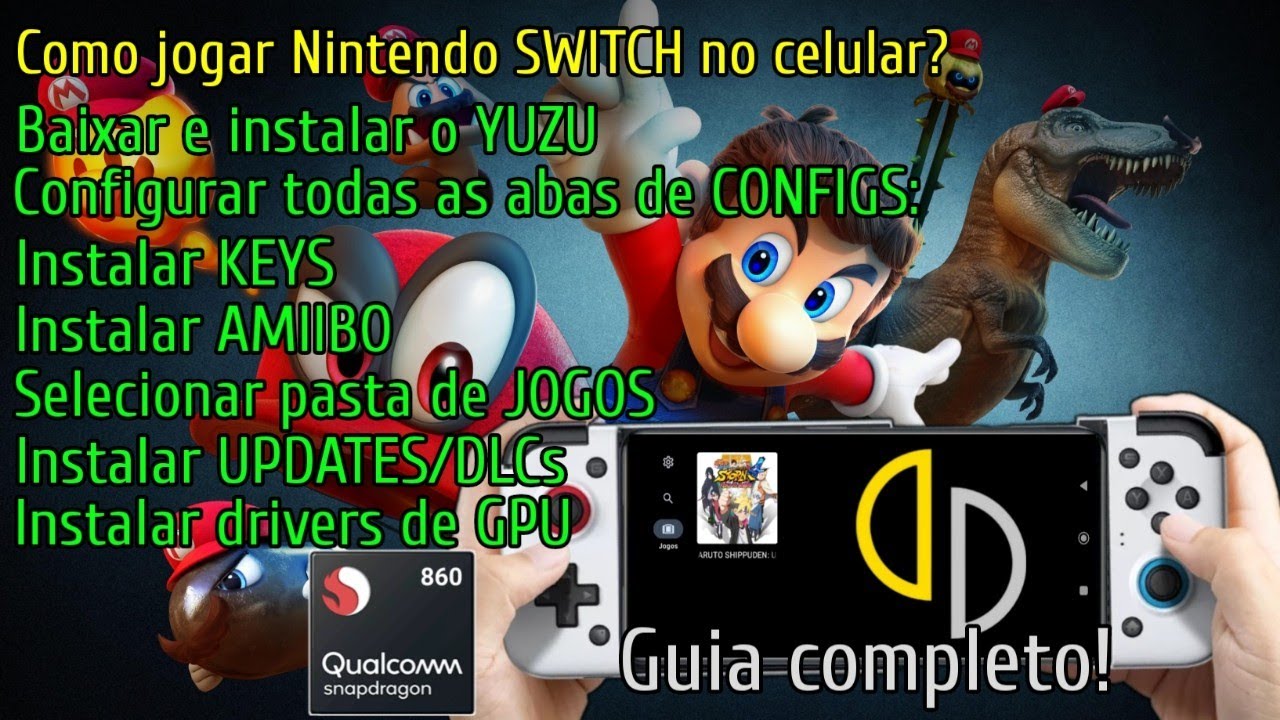 CHEGOU! NOVO GUIA completo | como baixar, instalar e configurar o YUZU Early Access no celular ...