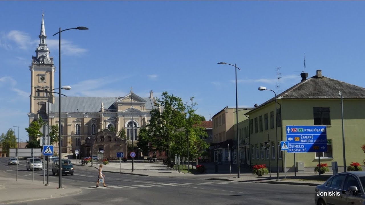 Šiauliai~Joniškis {Driving in Joniskis} - YouTube
