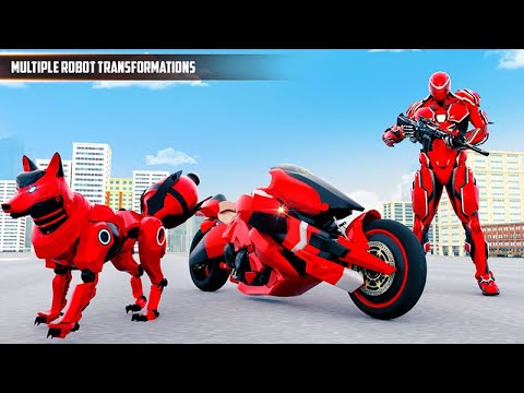 Wild Fox Transform Bike Robot Shooting: Robot Game Centaurus Games Android Gameplay - YouTube