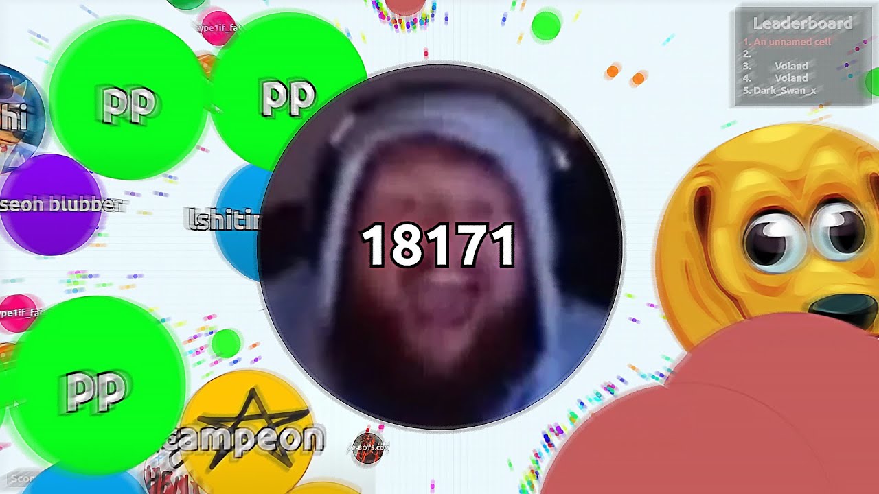 CaseOh plays Agario and gets #1 - YouTube