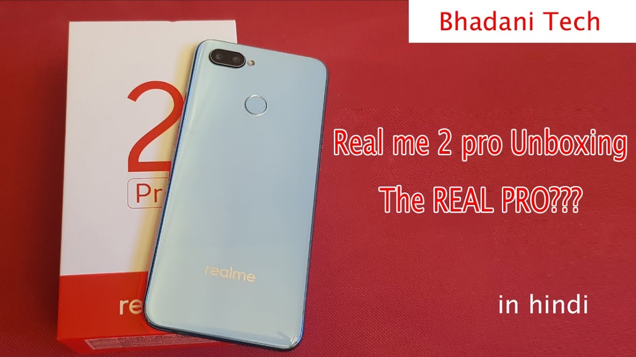 Real me 2 pro Unboxing and first look water drop notch 🔥🔥🔥 (review ...