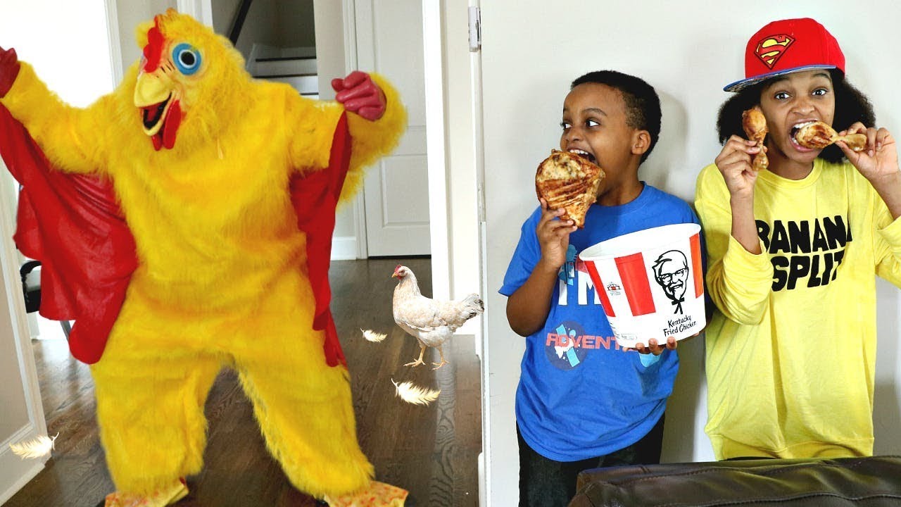 CRAZY KFC CHICKEN! - Food Challenge - Shiloh And Shasha Onyx Kids - YouTube