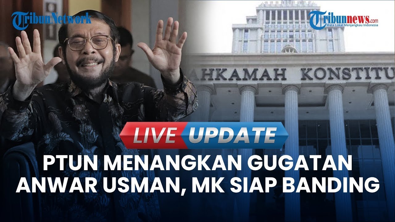 🔴PAMAN GIBRAN Anwar Usman Menang di PTUN Jakarta, MK Gelar Rapat Segera ...