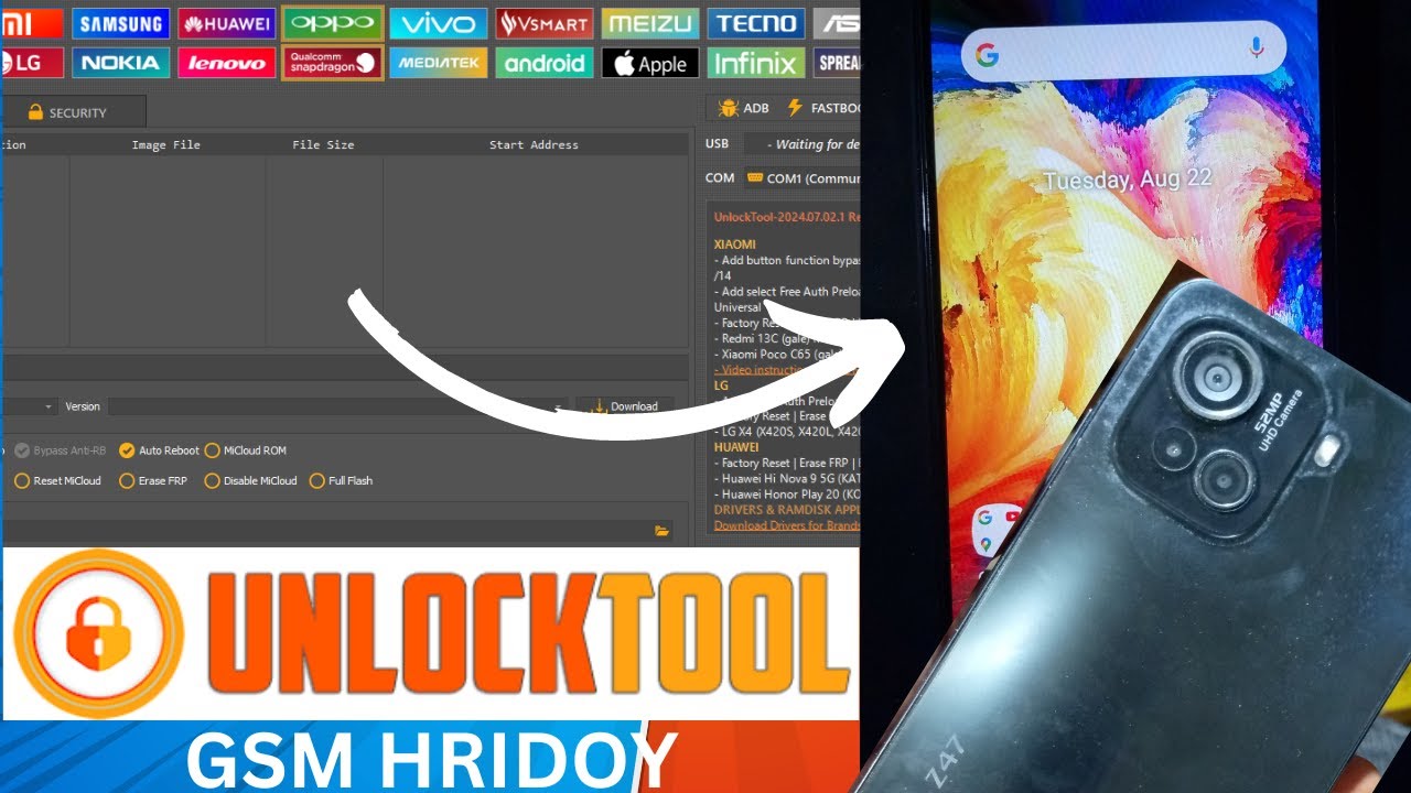 Symphony Z47 FRP By Unlock Tool CPU Spreadtrum Unisoc T606 - YouTube