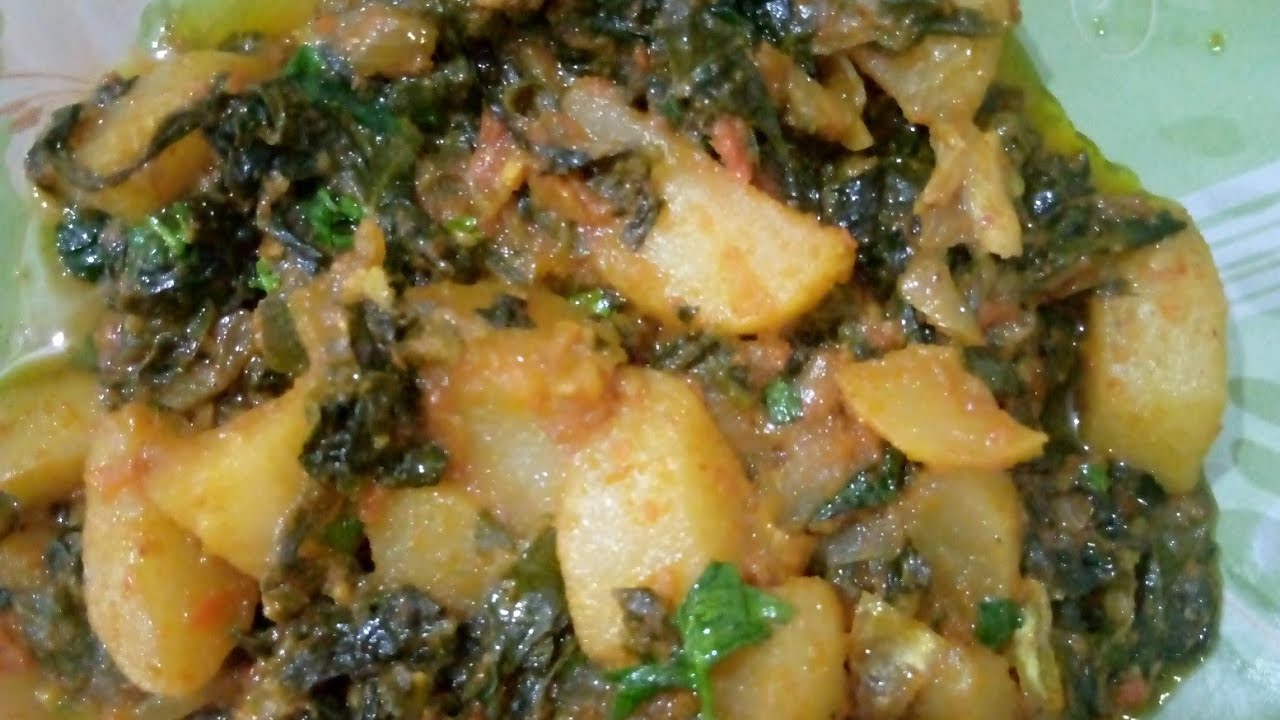 Shalgam palak, turnip spinach, recipe - YouTube