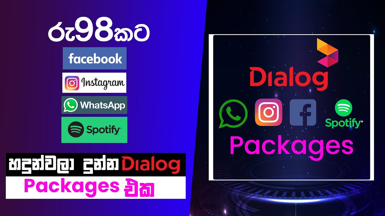Dialog Fun Blaster Data 98 package for Facebook Whatsapp Instagram ...