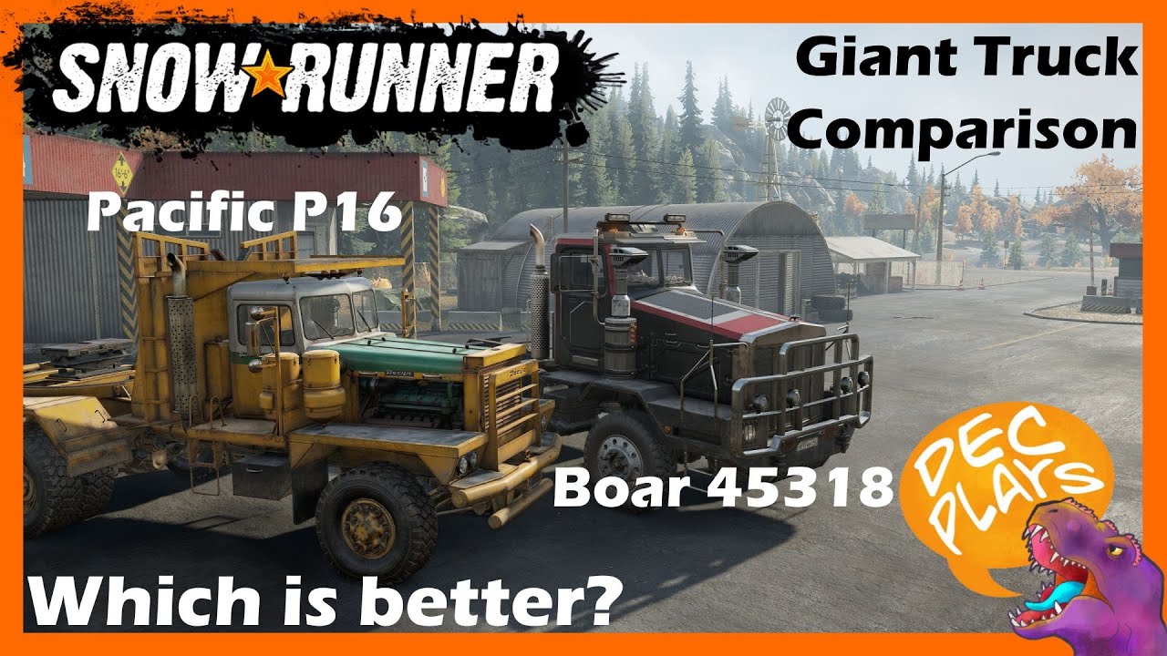 Which is better: Pacific P16 or Boar 45318 - Snowrunner - YouTube