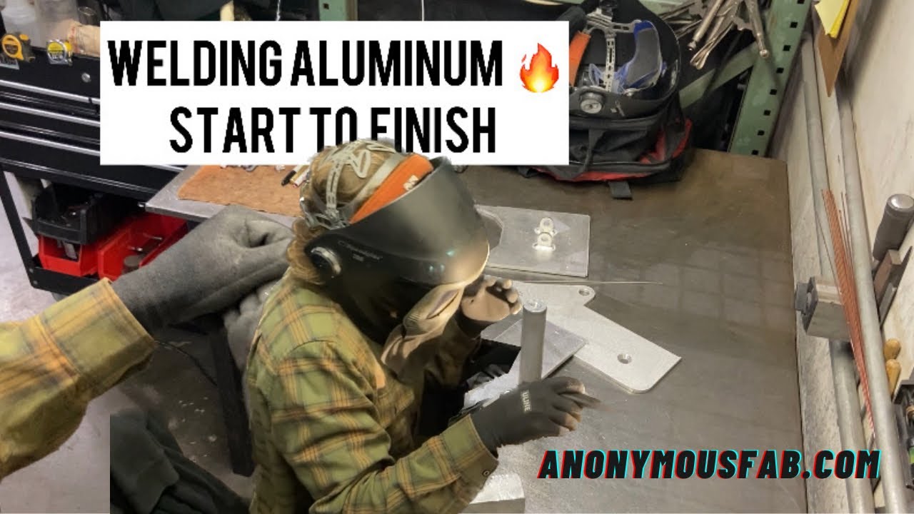Welding Aluminum “Fork” Simple Jig Prep/Tack/Weld - YouTube