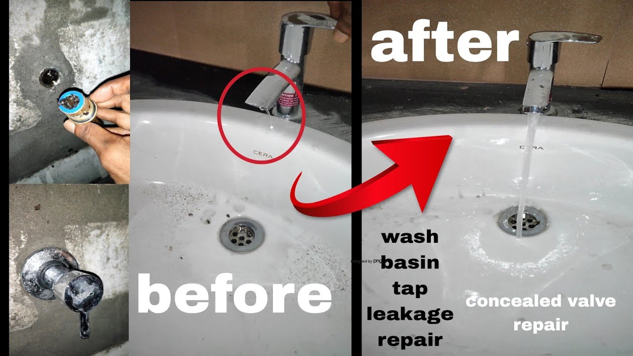 how to taps leakage repair/ concealed valve repair/ basin taps ...