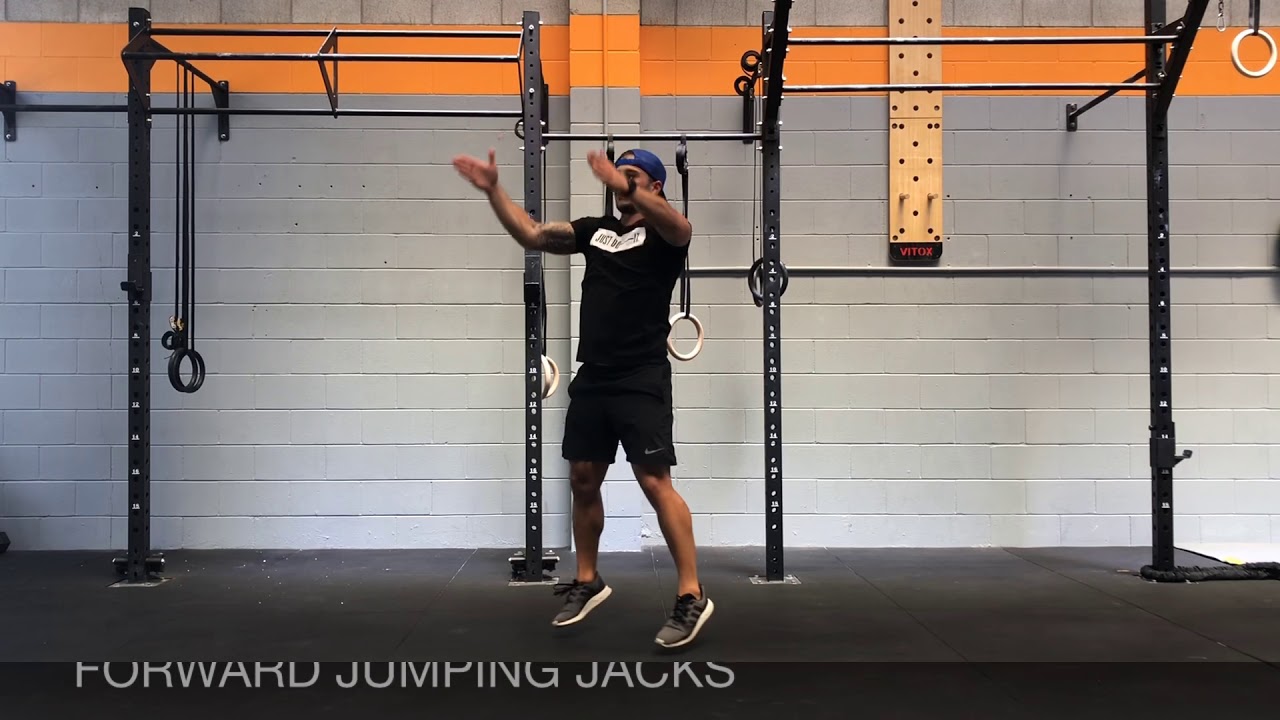 FORWARD JUMPING JACKS - YouTube