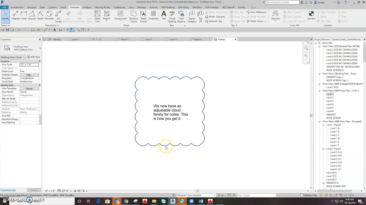 Cloud Bubble Annotation - YouTube