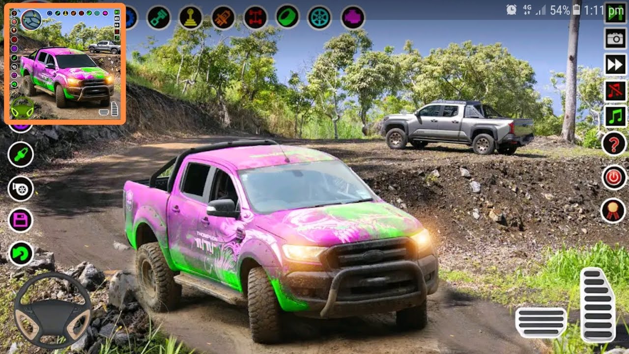 Uphill Pickup Truck Driving 24 | Truck Simulator | Offroad Pickup Truck ...