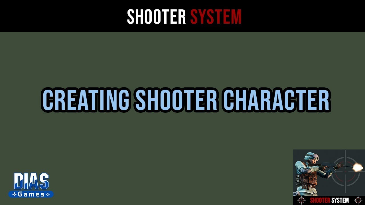 Shooter System - Creating new character - YouTube