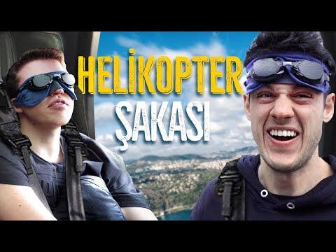 YÜKSEKLİKTEN KORKAN ARKADAŞIMA HELİKOPTER ŞAKASI!