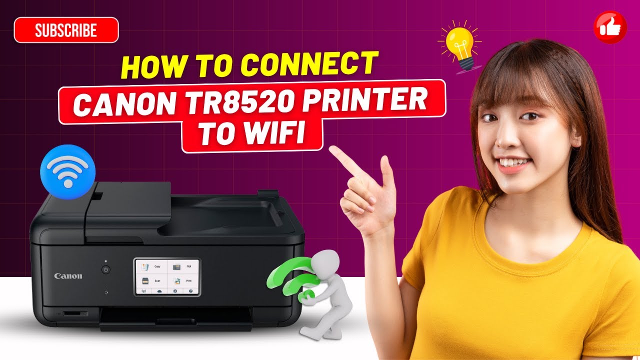 How to Connect Canon TR8520 Printer to WiFi? | Printer Tales - YouTube