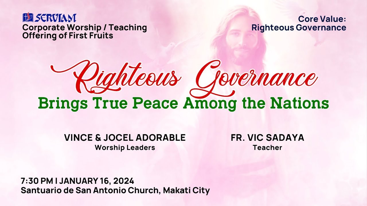 Righteous Governance Brings True Peace Among the Nations | January 16 ...