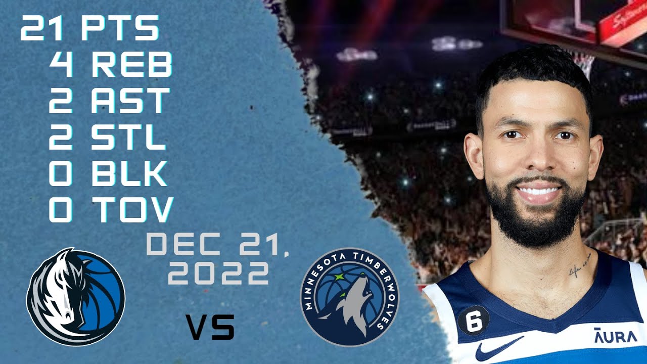 Austin Rivers Player Highlights 21-12-2022 TIMBERWOLVES vs MAVERICKS ...