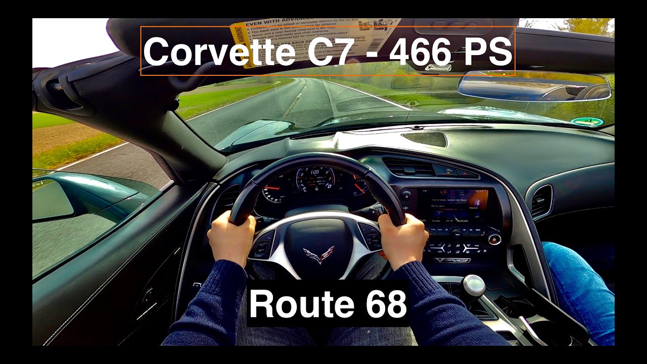 Corvette C7 Country Road Drive POV by Route 68 - YouTube