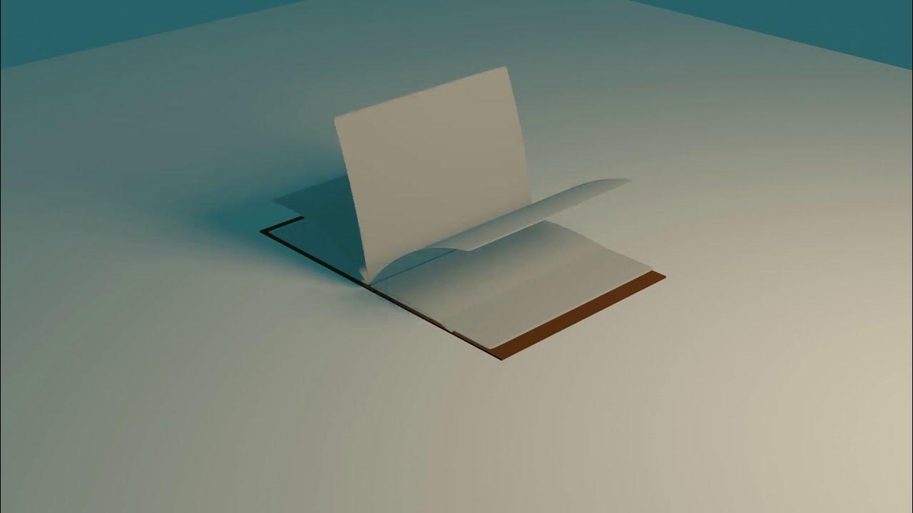 [Blender 2.91]I tried the tutorial(Flipping Book Pages)[Animation Nodes ...