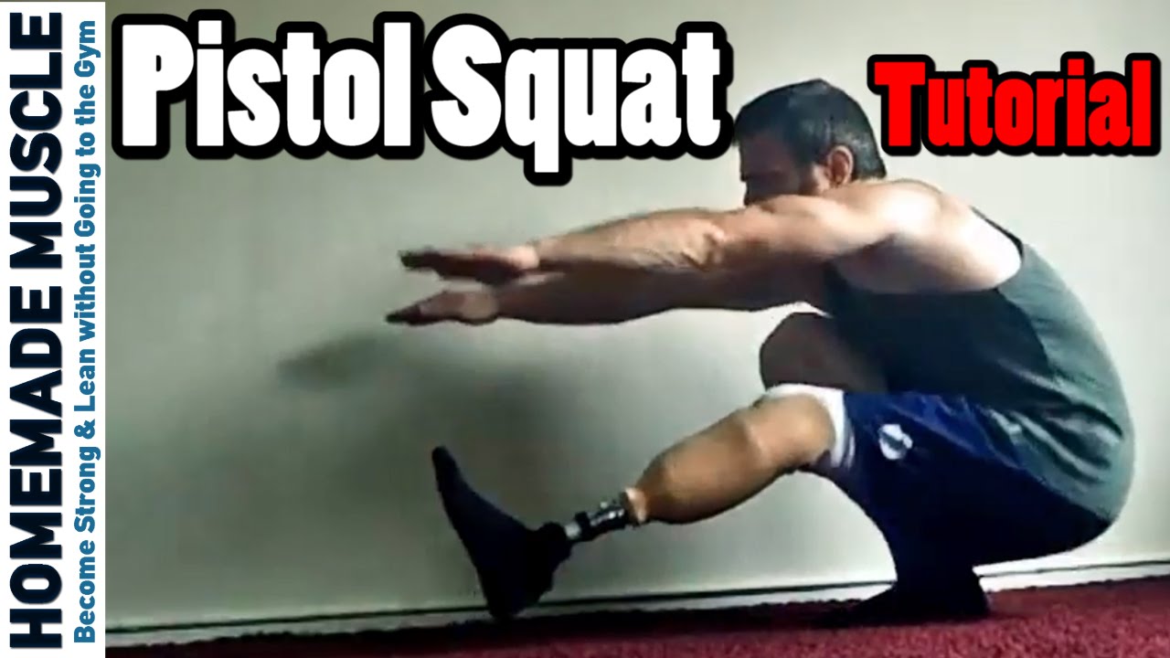 Pistol Squat Tutorial for beginners - YouTube